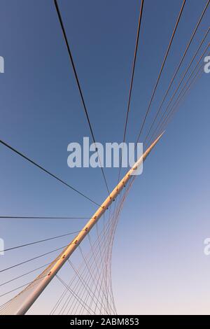 The Harp Bridge is one of three neighboring bridges crossing the ...