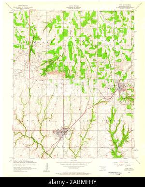 Cyril, Oklahoma, map 1956, 1:24000, United States of America by ...