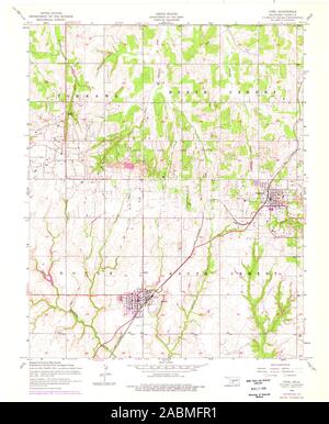 Cyril, Oklahoma, map 1956, 1:24000, United States of America by ...