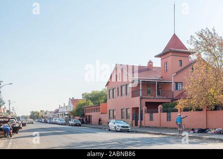 BRANDFORT, SOUTH AFRICA - MAY 24, 2019: A street scene, with an ...