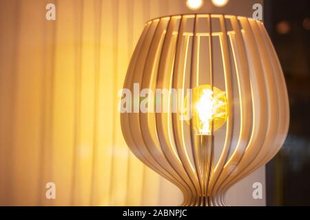 The interior geometric pattern of building lamp fixutre in lobby Stock ...