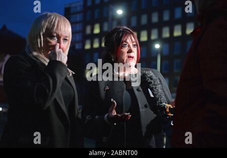 Jenni Hicks, whose two daughters died at Hillsborough, and writer Jimmy ...
