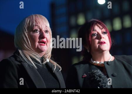 Jenni Hicks, whose two daughters died at Hillsborough, and writer Jimmy ...