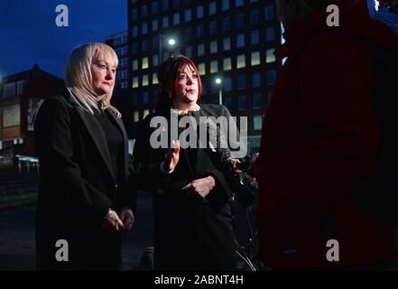 Jenni Hicks, whose two daughters died at Hillsborough, and writer Jimmy ...