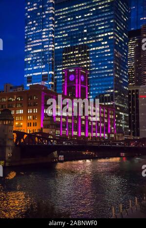 Chicago, Illinois, USA. The Reid, Murdoch & Co. Building located along ...