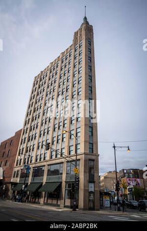 United States, Illinois, Chicago, Milwaukee avenue, Wicker park Stock ...
