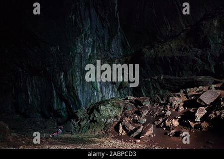 Rock formations in cave Borneo Malaysia Stock Photo - Alamy