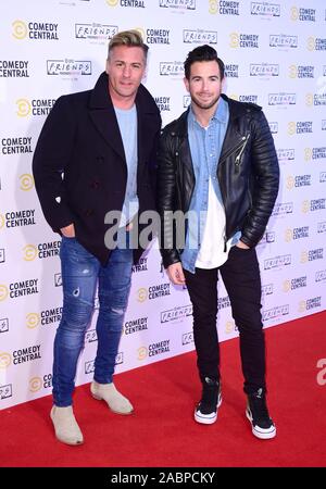 Aaron Renfree arriving for the launch of Comedy Central UK ...