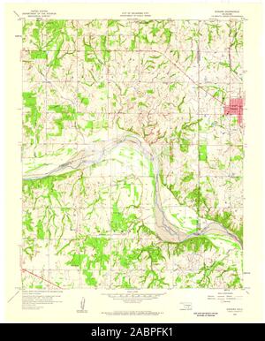 Konawa, Oklahoma, map 1958, 1:24000, United States of America by ...