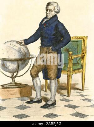 French mathematician Pierre-Simon Laplace, painting 1800s Stock Photo ...