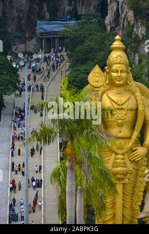 Kuala Lumpur, Malaysia. May 01, 2018: Tourists and locals visiting ...