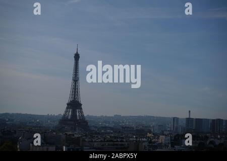 Eiffel Tower and South-West of Paris Stock Photo - Alamy