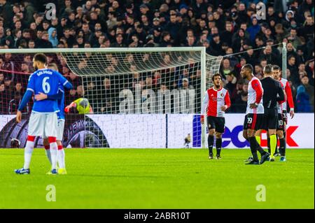 28 november 2019 Rotterdam, The Netherlands Soccer Europe League ...