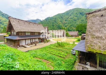 Suganuma, Japan - October 3, 2019: View of traditional gassho-zukuri ...