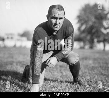 Early 1900s American football player poses for a photo ca. 1922 Stock ...