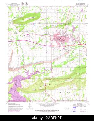 Sallisaw, Oklahoma, map 1967, 1:24000, United States of America by ...