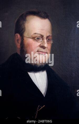 Portrait of Camillo Benso, Count of Cavour (1810-1861) Italian Stock ...