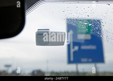 electronic tag, Kapsch,Electronic Toll System (ETC Stock Photo - Alamy