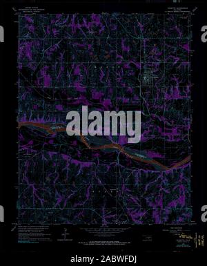 Wanette, Oklahoma, map 1965, 1:24000, United States of America by ...