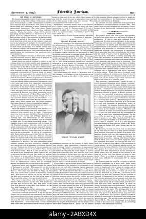 Edward Morley, American Scientist Stock Photo - Alamy