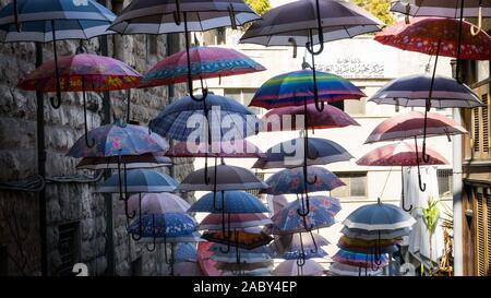 Umbrella Stairs, Amman, Jordan Stock Photo - Alamy