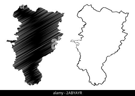 Kildare County Council (Republic of Ireland, Counties of Ireland) map ...