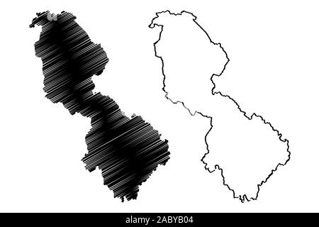Leitrim County Council (Republic of Ireland, Counties of Ireland) map ...