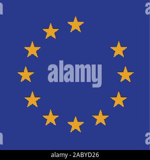 Missing star from the EU flag, vector Stock Vector Image & Art - Alamy