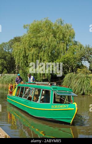 Canal boat 'Egremont' (operated by Chichester Canal Trust) approaching ...