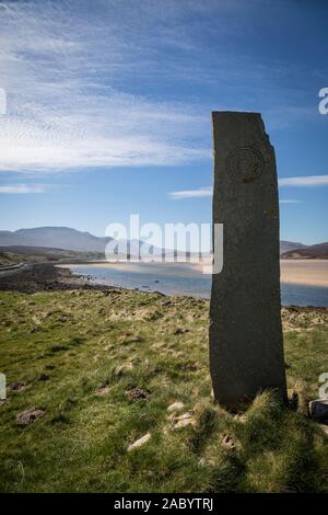 Cape Wrath ferry, Keoldale, Kyle of Durness, Sutherland. The ferryman ...