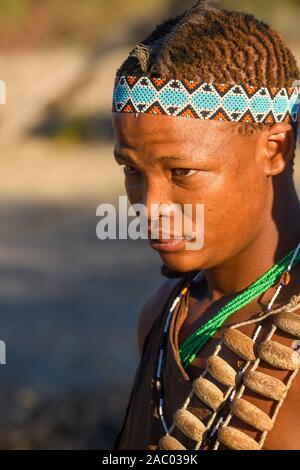 Bushmen Tribe of the Kalahari Desert, Botswana Stock Photo - Alamy