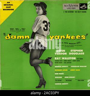 Damn Yankees - - Vintage vinyl album cover Stock Photo - Alamy