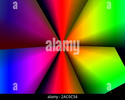 Abstract illustration of green and purple gradient background ...