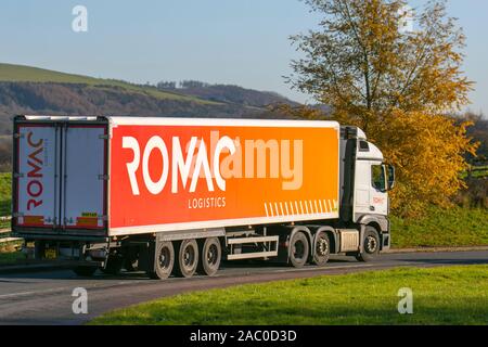 Romac Logistics Ltd; Haulage delivery trucks, lorry, transportation ...
