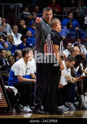 Creighton head coach Greg McDermott during an NCAA college basketball ...