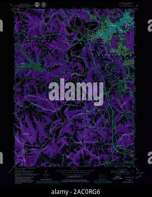 Aliquippa, Pennsylvania, map 1954, 1:24000, United States of America by ...