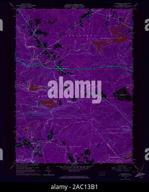 Blakeslee, Pennsylvania, map 1965, 1:24000, United States of America by ...