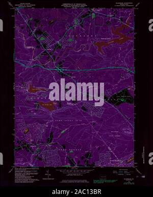 Blakeslee, Pennsylvania, map 1965, 1:24000, United States of America by ...