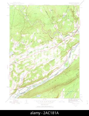 Bushkill, Pennsylvania, map 1944, 1:24000, United States of America by ...