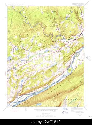Bushkill, Pennsylvania, map 1944, 1:24000, United States of America by ...