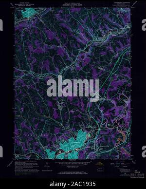 Canonsburg, Pennsylvania, map 1960, 1:24000, United States of America ...