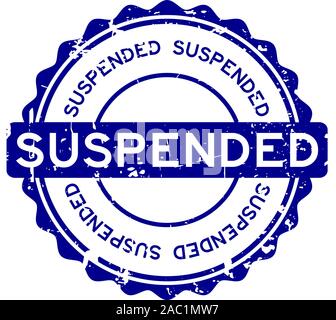 suspended round stamp isolated on transparent background. suspended ...