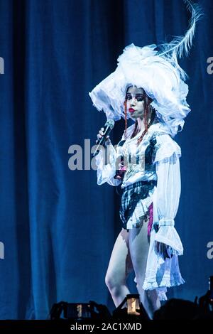 Tahliah Debrett Barnett, known professionally as FKA Twigs, poses for ...