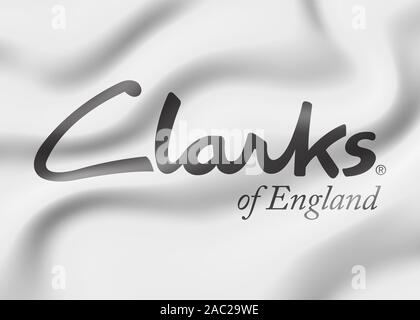 Clarks of England logo Stock Photo - Alamy