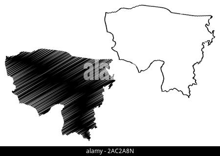 River Gee County (Counties of Liberia, Republic of Liberia) map vector ...