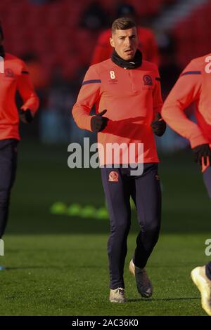 Blackburn Rovers' Joe Rothwell in action during the Sky Bet ...