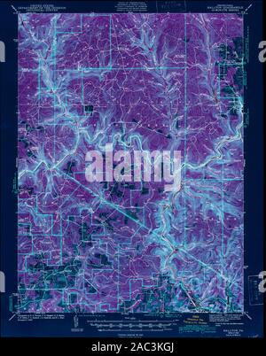 Hallton, Pennsylvania, map 1943, 1:62500, United States of America by ...