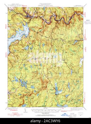 Hawley, Pennsylvania, map 1935, 1:62500, United States of America by ...