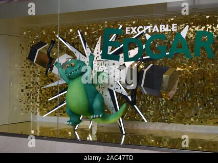 Excitable Edgar in the window of John Lewis in Milton Keynes, with all ...