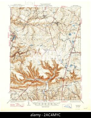 LaPorte, Pennsylvania, map 1934, 1:62500, United States of America by ...